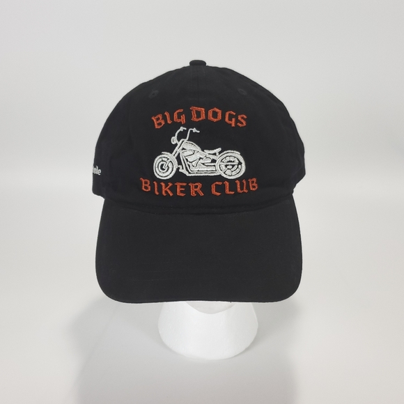 Big Dogs | Accessories | Big Dogs Biker Club Black Strapback Hat | Poshmark